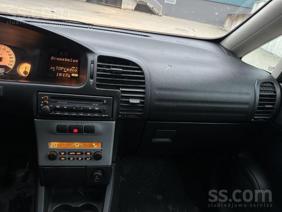 Zils Opel Zafira 2003 Jēkabpils, ar dzinēja tilpumu 2.20 L un nobraukumu 280 tūkst. km par 1200 €, foto 14 vietnē AUTOMOTO.COM.LV