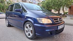Blue Opel Zafira 2004 in Daugavpils, with an engine capacity of 2.20 L and mileage of 312 thousand km for 11500 €, photo 1 on AUTOMOTO.COM.LV