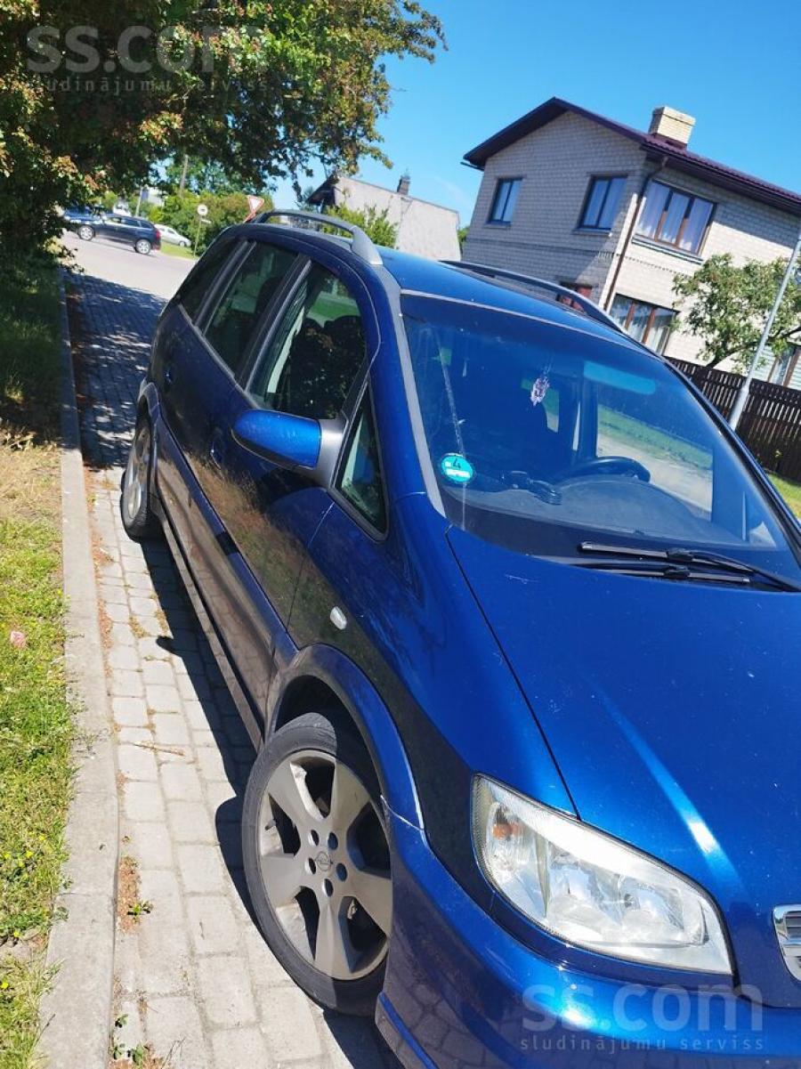 Zils Opel Zafira 2004 Ventspils, ar dzinēja tilpumu 2.20 L un nobraukumu 259 tūkst. km par 1250 €, foto 5 vietnē AUTOMOTO.COM.LV
