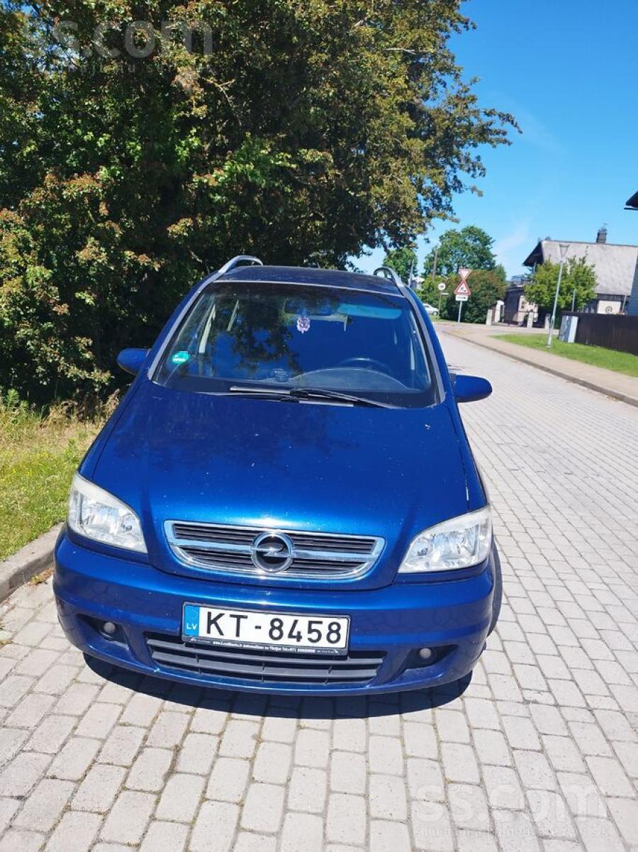 Zils Opel Zafira 2004 Ventspils, ar dzinēja tilpumu 2.20 L un nobraukumu 259 tūkst. km par 1250 €, foto 6 vietnē AUTOMOTO.COM.LV