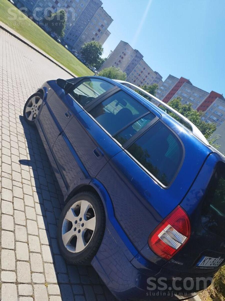 Zils Opel Zafira 2004 Ventspils, ar dzinēja tilpumu 2.20 L un nobraukumu 259 tūkst. km par 1250 €, foto 7 vietnē AUTOMOTO.COM.LV