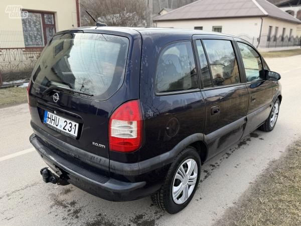 Zils Opel Zafira 2004 Kauņa, ar dzinēja tilpumu 2.00 L un nobraukumu 251 tūkst. km par 650 €, foto 5 vietnē AUTOMOTO.COM.LV