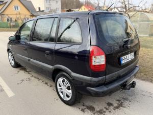 Blue Opel Zafira 2004 in Kaunas, with an engine capacity of 2.00 L and mileage of 251 thousand km for 650 €, photo 7 on AUTOMOTO.COM.LV