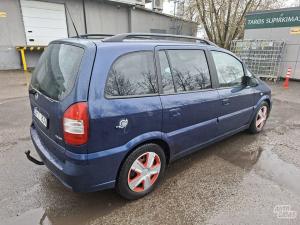 Blue Opel Zafira 2004 in Vilnius, with an engine capacity of 2.20 L and mileage of 224 thousand km for 820 €, photo  on AUTOMOTO.COM.LV