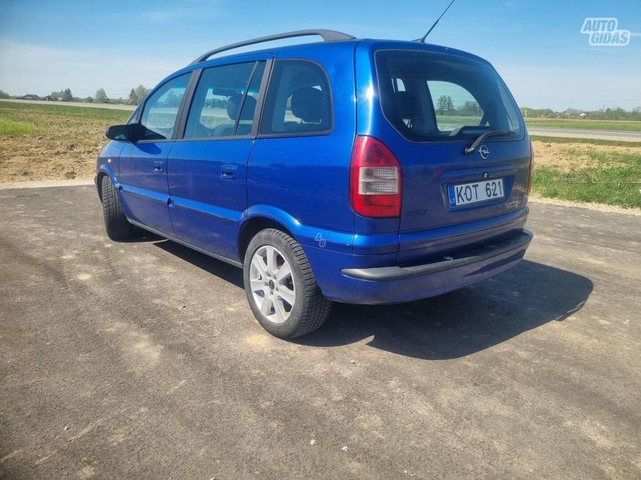 Zils Opel Zafira 2004 Kauņa, ar dzinēja tilpumu 2.20 L un nobraukumu 285 tūkst. km par 1100 €, foto 5 vietnē AUTOMOTO.COM.LV