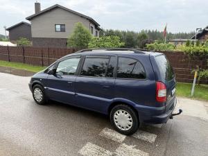 Blue Opel Zafira 2004 in Vilnius, with an engine capacity of 2.20 L and mileage of 321 thousand km for 690 €, photo  on AUTOMOTO.COM.LV