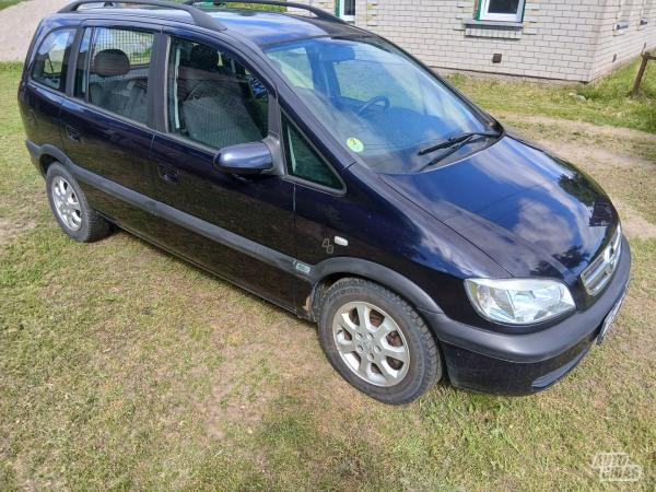 Blue Opel Zafira 2004 in Kazlu Ruda, with an engine capacity of 2.00 L and mileage of 333 thousand km for 600 €, photo 3 on AUTOMOTO.COM.LV