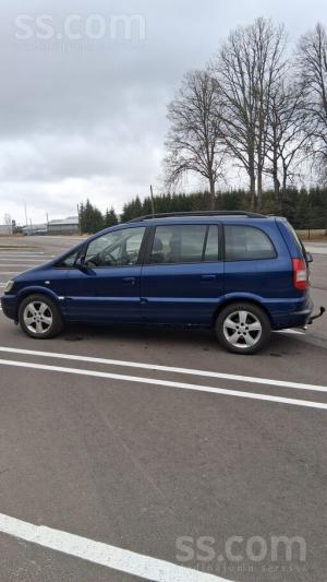Zils Opel Zafira 2004 Valmiera, ar dzinēja tilpumu 2.20 L un nobraukumu 358 tūkst. km par 1500 €, foto 5 vietnē AUTOMOTO.COM.LV