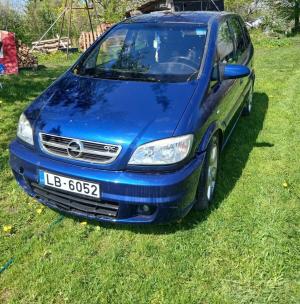 Zils Opel Zafira 2004 Liepāja, ar dzinēja tilpumu 2.20 L un nobraukumu 353 tūkst. km par 550 €, foto  vietnē AUTOMOTO.COM.LV