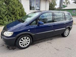 Zils Opel Zafira 2004 Kauņa, ar dzinēja tilpumu 2.00 L un nobraukumu 362 tūkst. km par 550 €, foto 3 vietnē AUTOMOTO.COM.LV