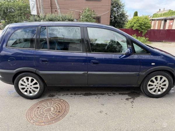 Opel Zafira 2004 Kauņa vietnē Zils Opel Zafira 2004 Kauņa, ar dzinēja tilpumu 2.00 L un nobraukumu 362 tūkst. km par 550 €, foto 7 vietnē AUTOMOTO.COM.LV