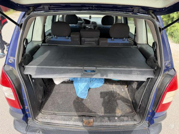 Opel Zafira 2004 Kauņa vietnē Zils Opel Zafira 2004 Kauņa, ar dzinēja tilpumu 2.00 L un nobraukumu 362 tūkst. km par 550 €, foto 10 vietnē AUTOMOTO.COM.LV