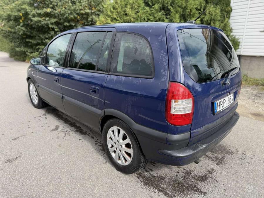 Zils Opel Zafira 2004 Kauņa, ar dzinēja tilpumu 2.00 L un nobraukumu 362 tūkst. km par 550 €, foto 11 vietnē AUTOMOTO.COM.LV