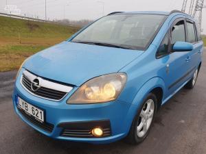 Blue Opel Zafira 2005 in Siauliai, with an engine capacity of 1.90 L and mileage of 329 thousand km for 1300 €, photo 6 on AUTOMOTO.COM.LV