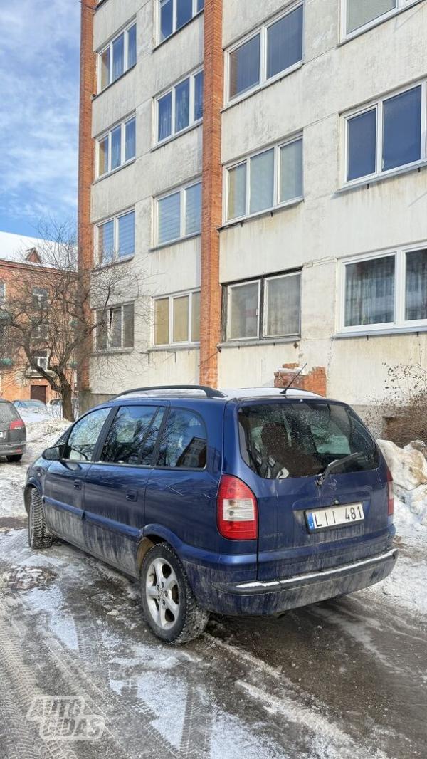 Blue Opel Zafira 2005 in Vilnius, with an engine capacity of 2.20 L and mileage of 450 thousand km for 700 €, photo 4 on AUTOMOTO.COM.LV