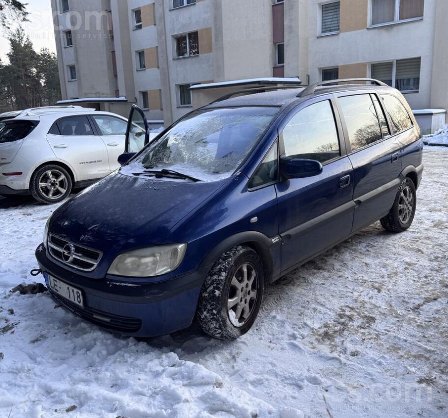 Zils Opel Zafira 2005 Rīga, ar dzinēja tilpumu 2.20 L un nobraukumu 293 tūkst. km par 400 €, foto 2 vietnē AUTOMOTO.COM.LV
