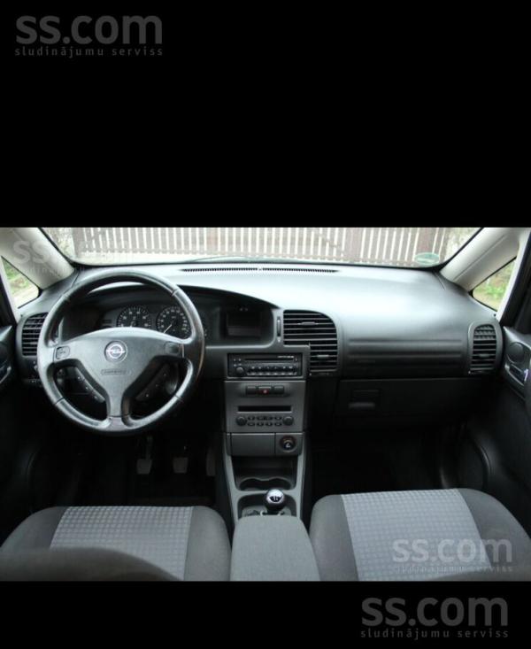 Blue Opel Zafira 2005 in Gulbene, with an engine capacity of 1.80 L and mileage of 212 thousand km for 630 €, photo 6 on AUTOMOTO.COM.LV