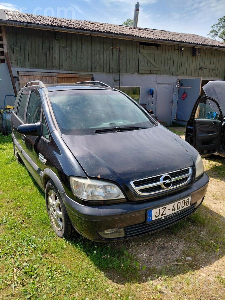 Blue Opel Zafira 2005 in Ogre, with an engine capacity of 2.20 L and mileage of 419 thousand km for 500 €, photo 3 on AUTOMOTO.COM.LV