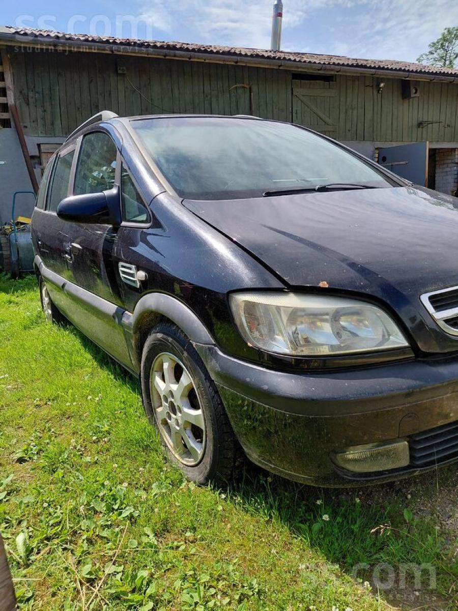 Blue Opel Zafira 2005 in Ogre, with an engine capacity of 2.20 L and mileage of 419 thousand km for 500 €, photo 6 on AUTOMOTO.COM.LV