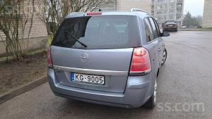 Zils Opel Zafira 2006 Daugavpils, ar dzinēja tilpumu 1.90 L un nobraukumu 310 tūkst. km par 1450 €, foto 4 vietnē AUTOMOTO.COM.LV