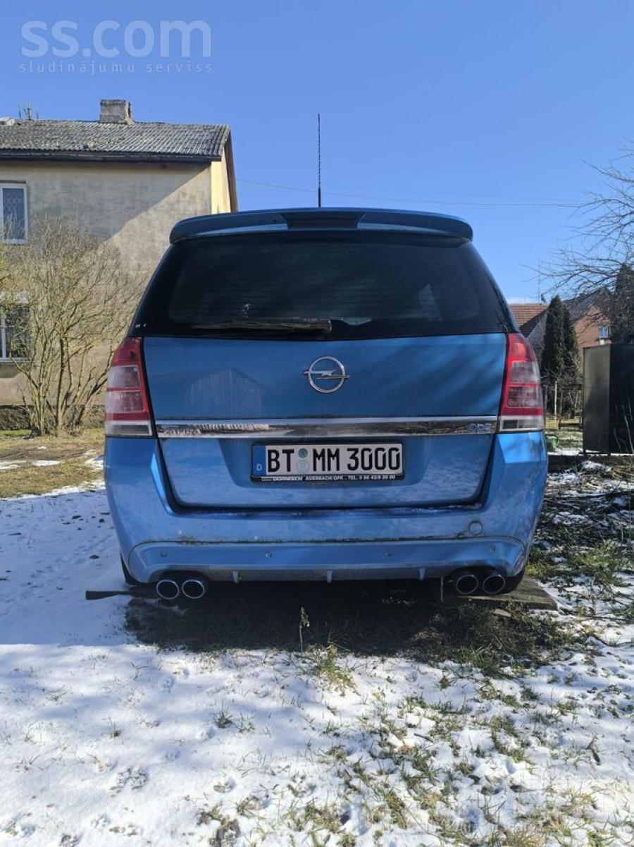 Zils Opel Zafira 2006 Jelgava, ar dzinēja tilpumu 2.00 L un nobraukumu 140 tūkst. km par 5000 €, foto 2 vietnē AUTOMOTO.COM.LV