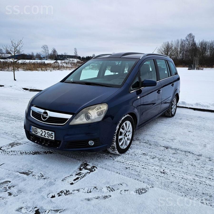 Zils Opel Zafira 2006 Rīga, ar dzinēja tilpumu 1.90 L un nobraukumu 0 tūkst. km par 1850 €, foto 1 vietnē AUTOMOTO.COM.LV