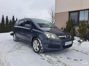 Blue Opel Zafira 2006 in Vilnius, with an engine capacity of 1.80 L and mileage of 302 thousand km for 1850 €, photo 6 on AUTOMOTO.COM.LV