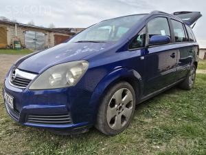 Синий Опель Зафира 2006 в Валмиера, объемом двигателя 1.90 л и пробегом 290 тыс. км за 1200 €, фото 3 на AUTOMOTO.COM.LV