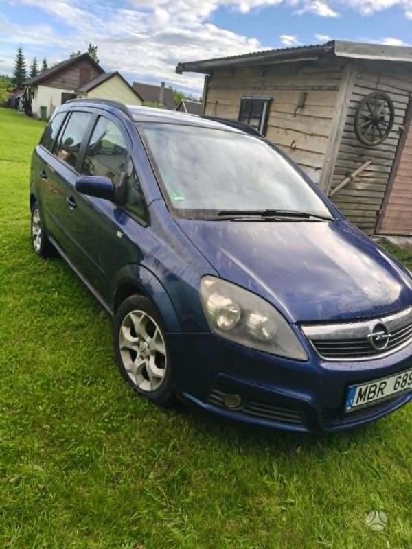 Синий Опель Зафира 2006 в Швенчёнис, объемом двигателя 1.91 л и пробегом 325 тыс. км за 550 €, фото 2 на AUTOMOTO.COM.LV