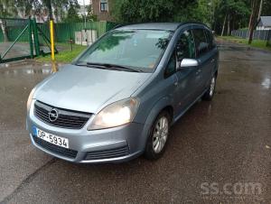 Zils Opel Zafira 2006 Rīga, ar dzinēja tilpumu 1.90 L un nobraukumu 308 tūkst. km par 1050 €, foto  vietnē AUTOMOTO.COM.LV