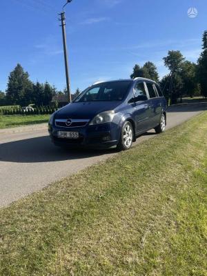 Zils Opel Zafira 2006 Kauņa, ar dzinēja tilpumu 1.91 L un nobraukumu 253 tūkst. km par 1950 €, foto  vietnē AUTOMOTO.COM.LV