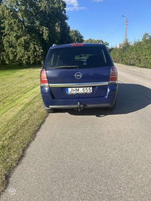 Zils Opel Zafira 2006 Kauņa, ar dzinēja tilpumu 1.91 L un nobraukumu 253 tūkst. km par 1950 €, foto 8 vietnē AUTOMOTO.COM.LV
