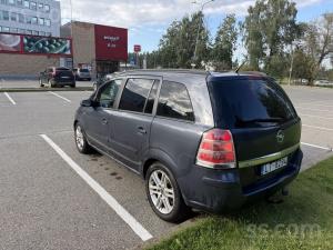 Синий Опель Зафира 2006 в Рига, объемом двигателя 1.90 л и пробегом 230 тыс. км за 1899 €, фото 7 на AUTOMOTO.COM.LV