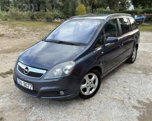 Zils Opel Zafira 2006 Rīga, ar dzinēja tilpumu 1.80 L un nobraukumu 215 tūkst. km par 2850 €, foto  vietnē AUTOMOTO.COM.LV