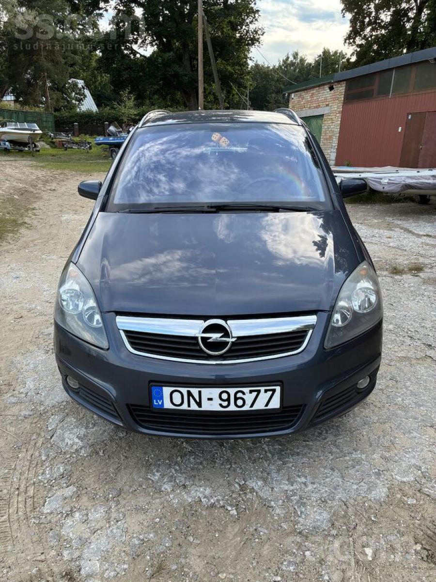 Zils Opel Zafira 2006 Rīga, ar dzinēja tilpumu 1.80 L un nobraukumu 215 tūkst. km par 2850 €, foto 4 vietnē AUTOMOTO.COM.LV