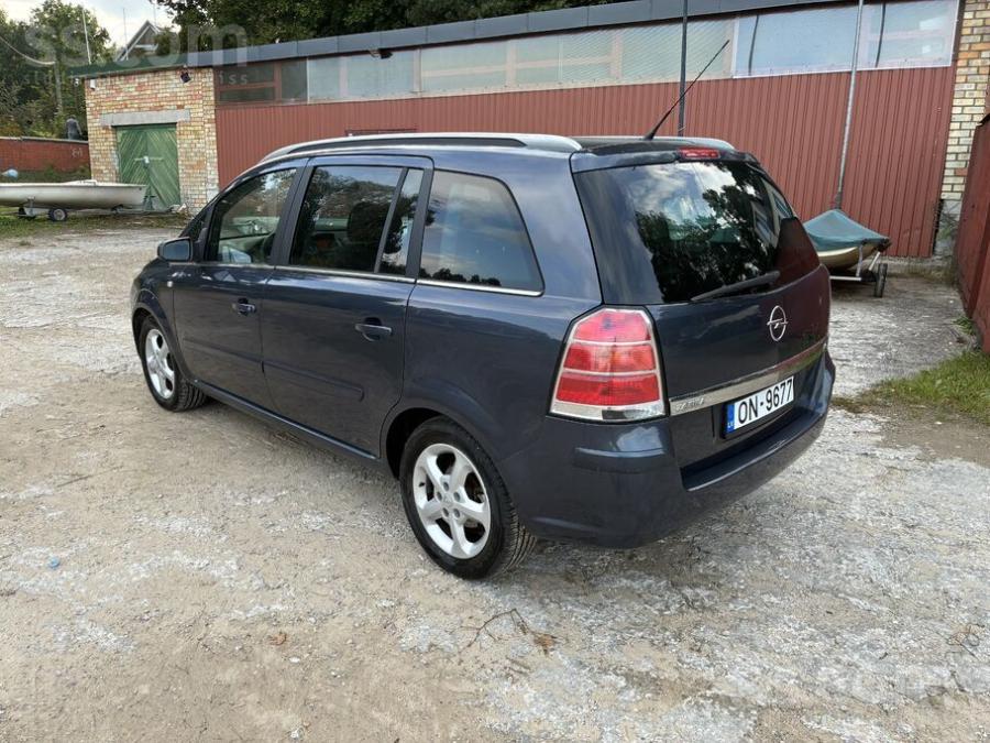 Zils Opel Zafira 2006 Rīga, ar dzinēja tilpumu 1.80 L un nobraukumu 215 tūkst. km par 2850 €, foto 5 vietnē AUTOMOTO.COM.LV