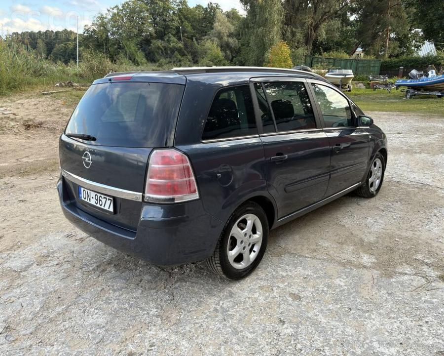 Zils Opel Zafira 2006 Rīga, ar dzinēja tilpumu 1.80 L un nobraukumu 215 tūkst. km par 2850 €, foto 6 vietnē AUTOMOTO.COM.LV