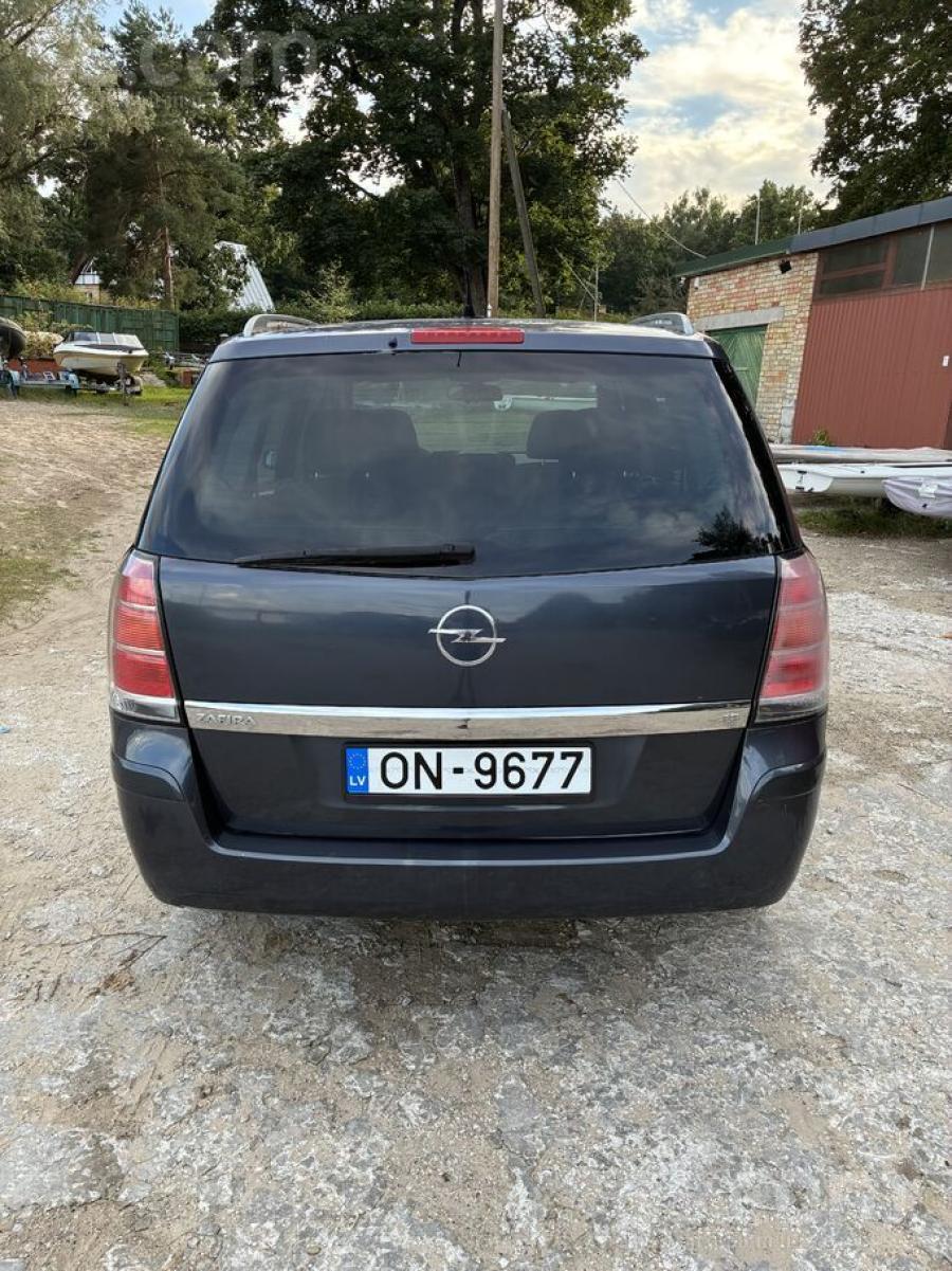 Zils Opel Zafira 2006 Rīga, ar dzinēja tilpumu 1.80 L un nobraukumu 215 tūkst. km par 2850 €, foto 7 vietnē AUTOMOTO.COM.LV