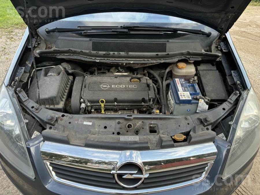 Zils Opel Zafira 2006 Rīga, ar dzinēja tilpumu 1.80 L un nobraukumu 215 tūkst. km par 2850 €, foto 25 vietnē AUTOMOTO.COM.LV