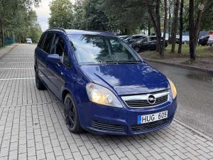 Blue Opel Zafira 2006 in Vilnius, with an engine capacity of 1.91 L and mileage of 289 thousand km for 1350 €, photo  on AUTOMOTO.COM.LV