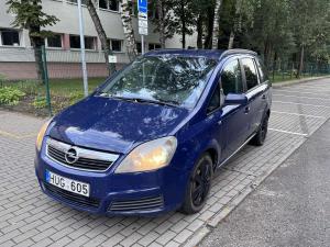 Blue Opel Zafira 2006 in Vilnius, with an engine capacity of 1.91 L and mileage of 289 thousand km for 1350 €, photo 4 on AUTOMOTO.COM.LV