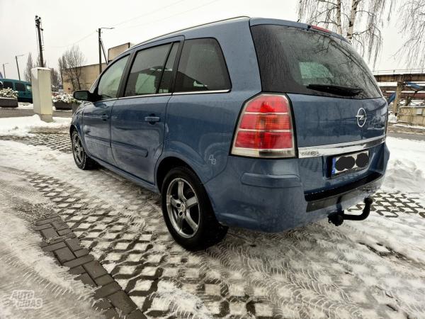 Zils Opel Zafira 2007 Kauņa, ar dzinēja tilpumu 1.90 L un nobraukumu 353 tūkst. km par 1900 €, foto 3 vietnē AUTOMOTO.COM.LV