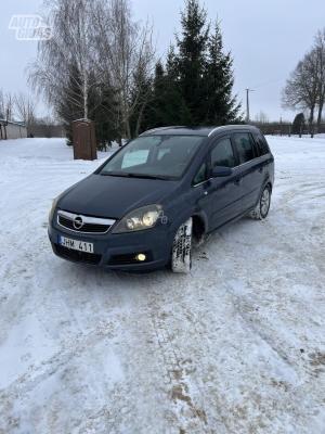 Blue Opel Zafira 2007 in Vilkaviskis, with an engine capacity of 1.90 L and mileage of 325 thousand km for 1849 €, photo  on AUTOMOTO.COM.LV