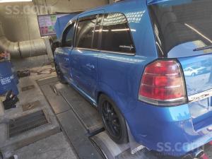 Zils Opel Zafira 2007 Liepāja, ar dzinēja tilpumu 2.00 L un nobraukumu 247 tūkst. km par 4000 €, foto 9 vietnē AUTOMOTO.COM.LV
