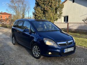 Синий Опель Зафира 2007 в Рига, объемом двигателя 1.90 л и пробегом 275 тыс. км за 1600 €, фото  на AUTOMOTO.COM.LV