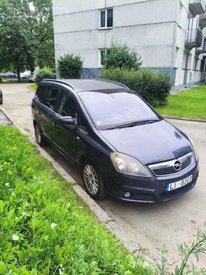 Синий Опель Зафира 2007 в Рига, объемом двигателя 1.90 л и пробегом 320 тыс. км за 800 €, фото 4 на AUTOMOTO.COM.LV
