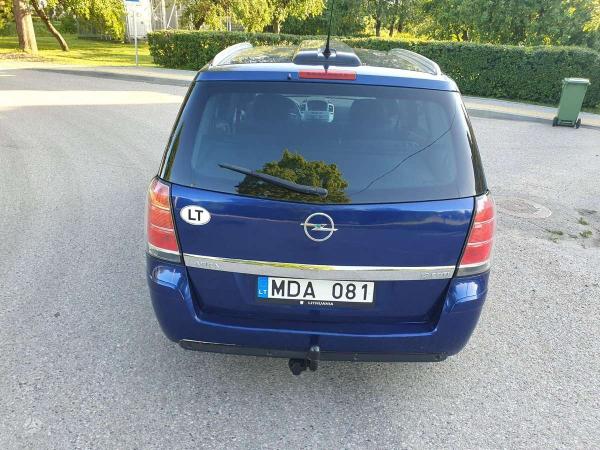 Zils Opel Zafira 2007 Vilkaviškis, ar dzinēja tilpumu 1.91 L un nobraukumu 284 tūkst. km par 1150 €, foto 6 vietnē AUTOMOTO.COM.LV