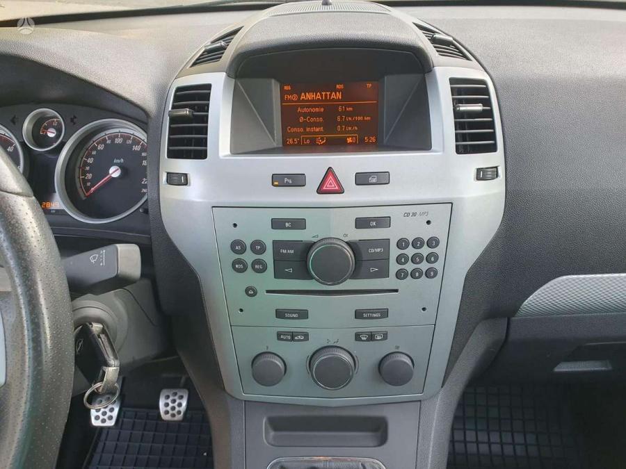 Zils Opel Zafira 2007 Vilkaviškis, ar dzinēja tilpumu 1.91 L un nobraukumu 284 tūkst. km par 1150 €, foto 10 vietnē AUTOMOTO.COM.LV