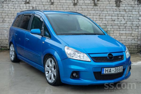Zils Opel Zafira 2007 Liepāja, ar dzinēja tilpumu 2.00 L un nobraukumu 265 tūkst. km par 4700 €, foto 1 vietnē AUTOMOTO.COM.LV