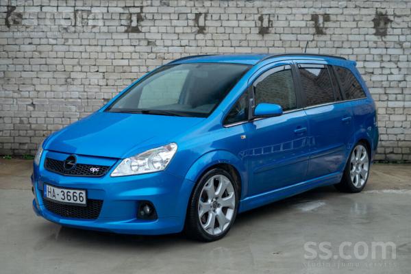 Zils Opel Zafira 2007 Liepāja, ar dzinēja tilpumu 2.00 L un nobraukumu 265 tūkst. km par 4700 €, foto 4 vietnē AUTOMOTO.COM.LV